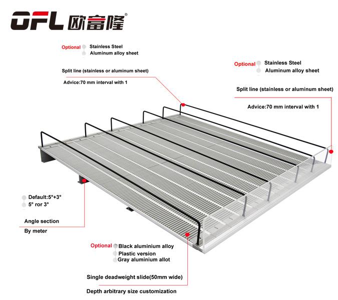 China Adjustable Shelf Dividers Beer Vending Machine Cooler Drink Shelf ...